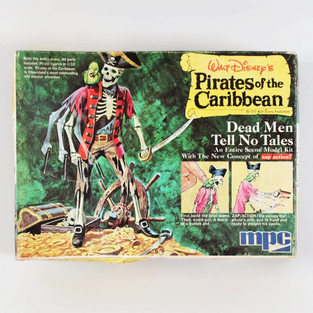 1972 MPC PIRATES of the Caribbean Model Kit - Walt Disney - Dead Men ...
