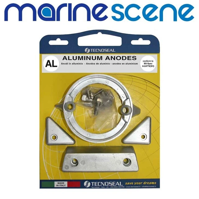 TECNOSEAL ALUMINIUM ANODE Kit PLUS For Volvo Penta 290 Outdrive Duo ...