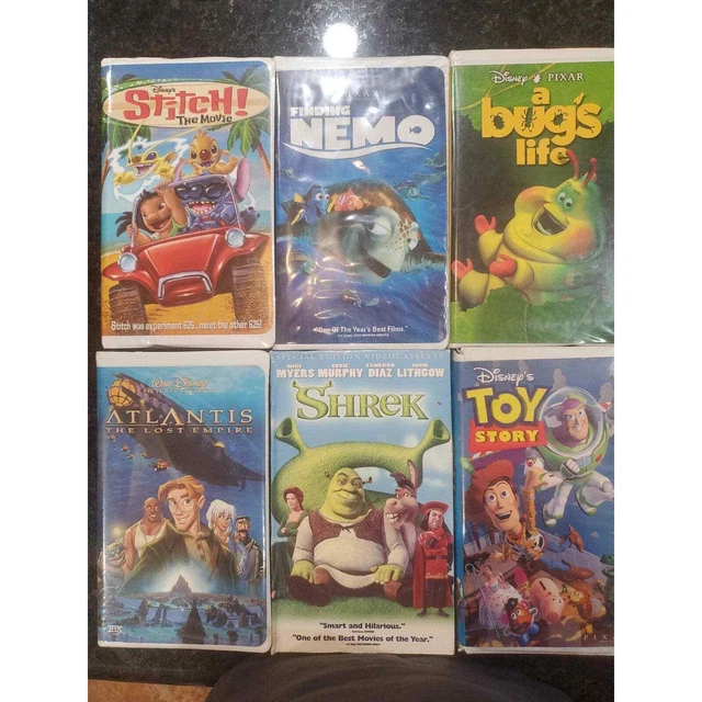 DISNEY/DREAMWORKS VHS - Toy Story, Shrek, Finding Nemo, more! EUR 11,14 ...
