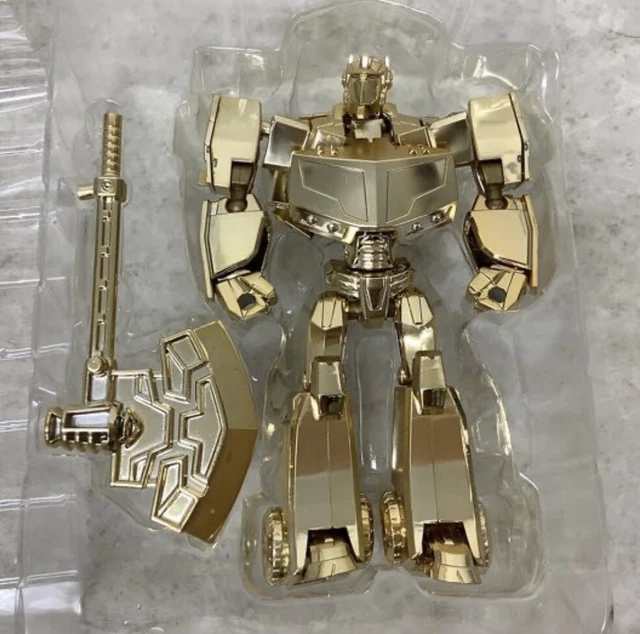 JAPAN EXCLUSIVE TRANSFORMERS Animated Optimus Prime Gold Version lucky ...