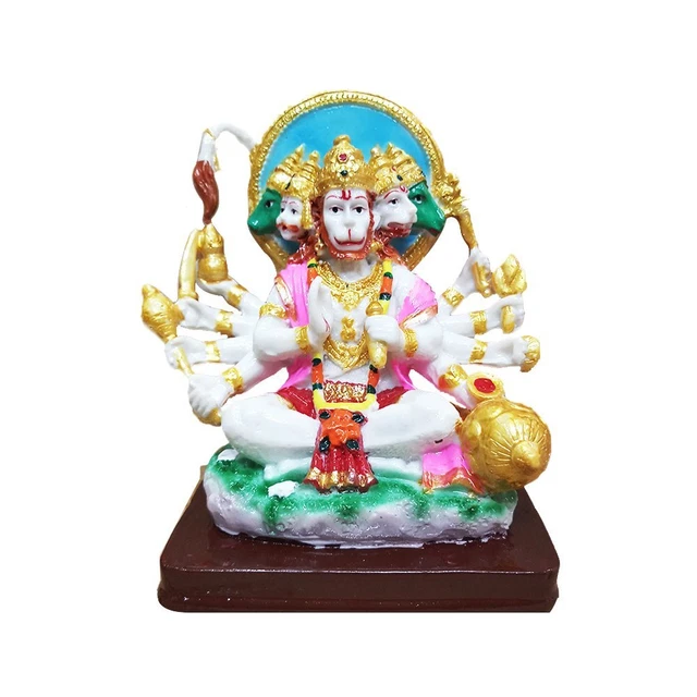 LORD HANUMAN DVD Bajrang Bali Idol Kunstharz Figur Statue für Heim Büro ...