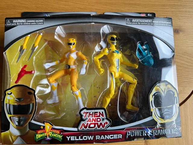POWER RANGERS MIGHTY Morphin Then and Now Yellow Rangers Brand new ...
