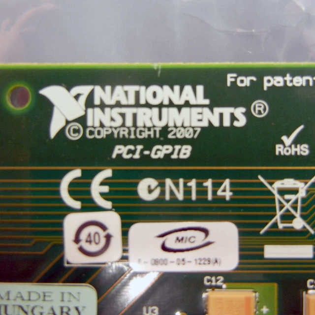 NATIONAL INSTRUMENTS NI Pci-Gpib 188513E-01L Interface Controller Adapter Card $135.00 - PicClick CA