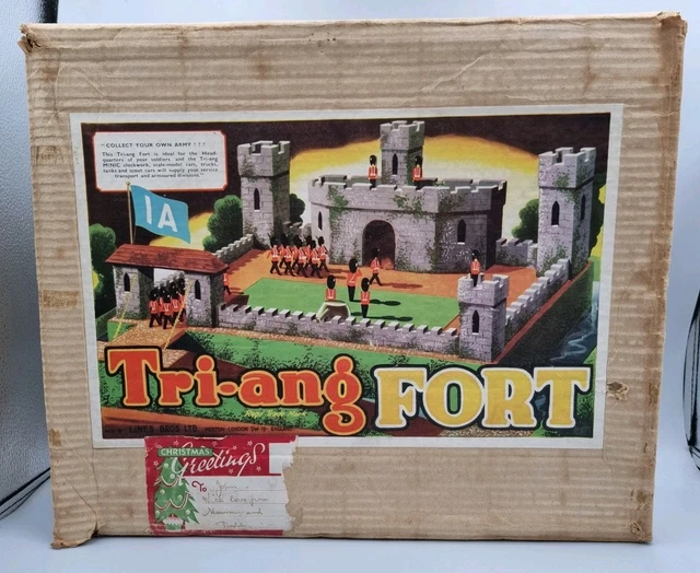 VINTAGE TRIANG WOODEN Fort Toy 1A Lines Brothers Ltd London £4.20 ...