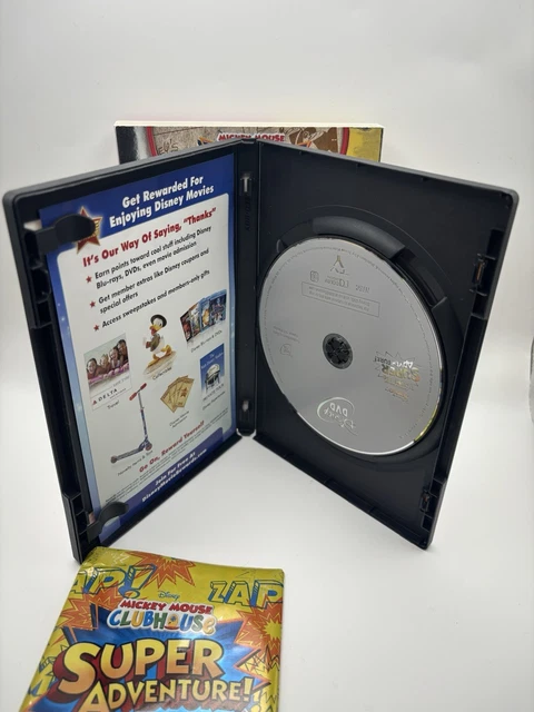 DISNEY MICKEY MOUSE Clubhouse: Super Adventure DVD - W/ Slip Cover And ...
