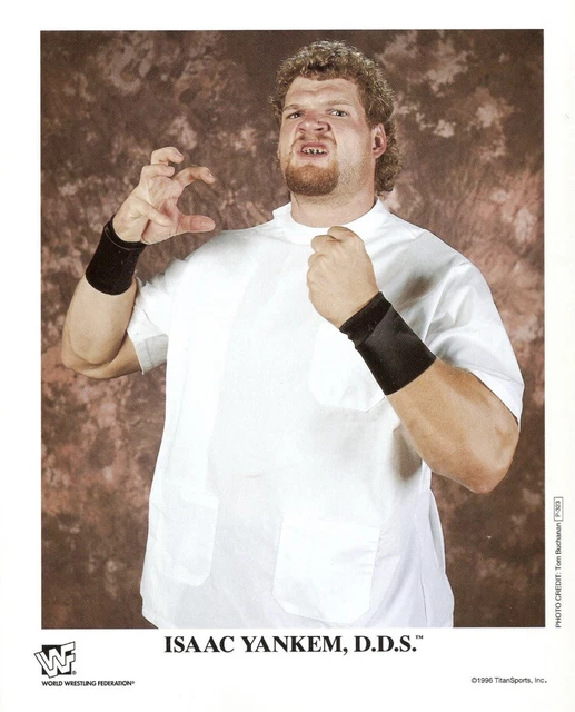 WWF WWE WRESTLING ISAAC YANKEM D.D.S KANE 1996 PROMO 8x10 PHOTO REPRINT ...