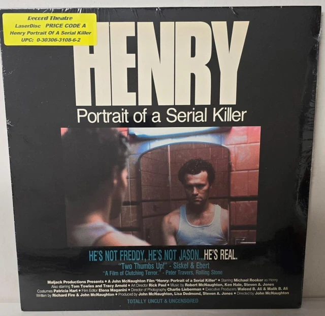 HENRY PORTRAIT OF A Serial Killer Unrated Laserdisc Laser Disc New ...