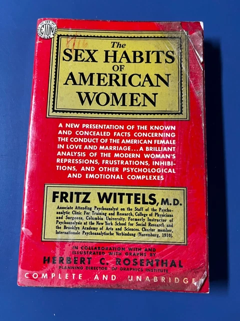 Vintage Sleaze Paperback Sex Habits Of American Women Eton 1951 Racy