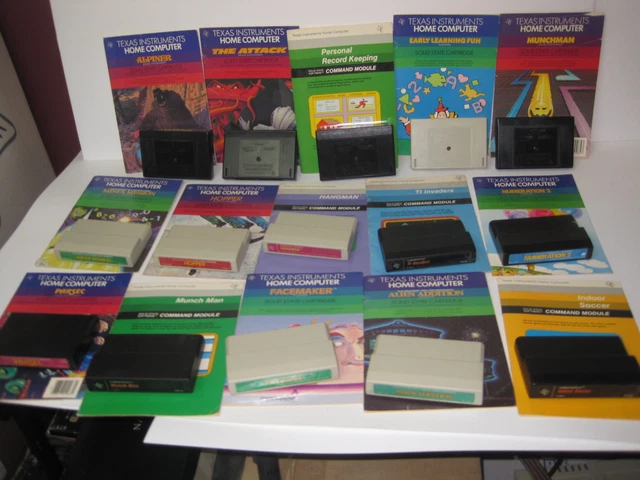 VINTAGE SOFTWARE GAMES Lot Of 30 Texas Instruments TI-99/4a $100.00 ...