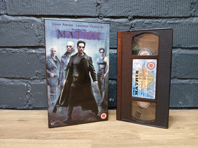 THE MATRIX VHS 1999 Film Video In Collectors Box Case Retro Cinema Home ...