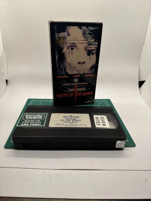 TERROR AT THE Opera VHS Horror OPERA Dario Argento SOUTHGATE UNRATED! £ ...