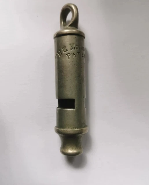 VINTAGE THE METROPOLITAN Police Whistle - Early £13.40 - PicClick UK