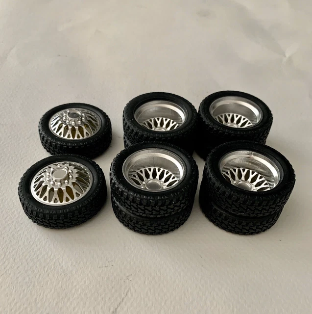 1:16 26” SEMI Truck Evo Dually Wheels On Standard Tires (2 Fronts 4 ...