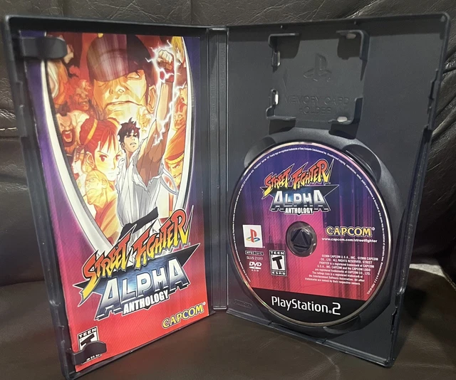 PLAYSTATION 2 PS2 Game Street Fighter Alpha Anthology CIB Complete In ...