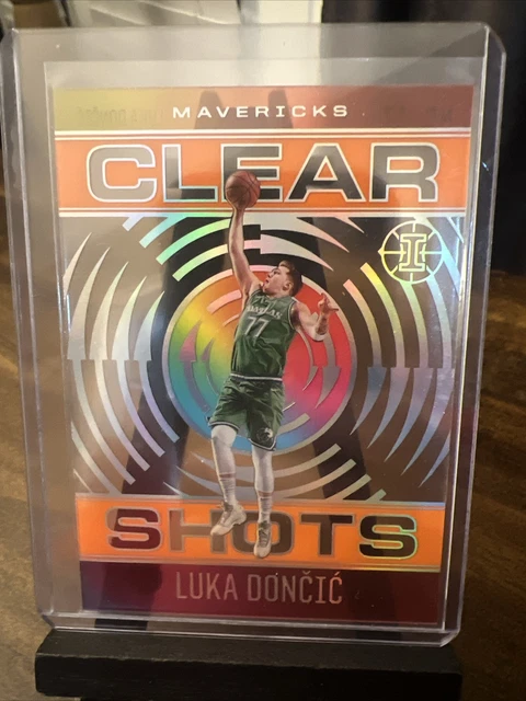 2020-21 ILLUSIONS BASKETBALL LUKA DONCIC Clear Shots Acétate ORANGE SP ...