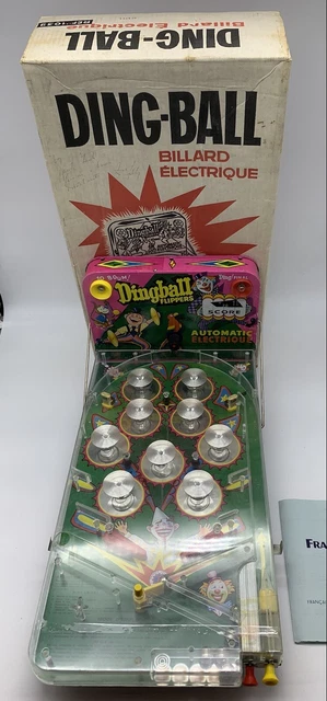FLIPPER DING-BALL ELECTRIQUE Biliard ReF. 1039 Anni 60’ France Jouets ...