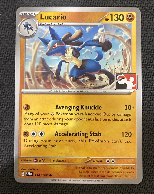 POKÉMON TCG - Play! Series 3 Prize Pack - Lucario - 114/198 $4.95 ...