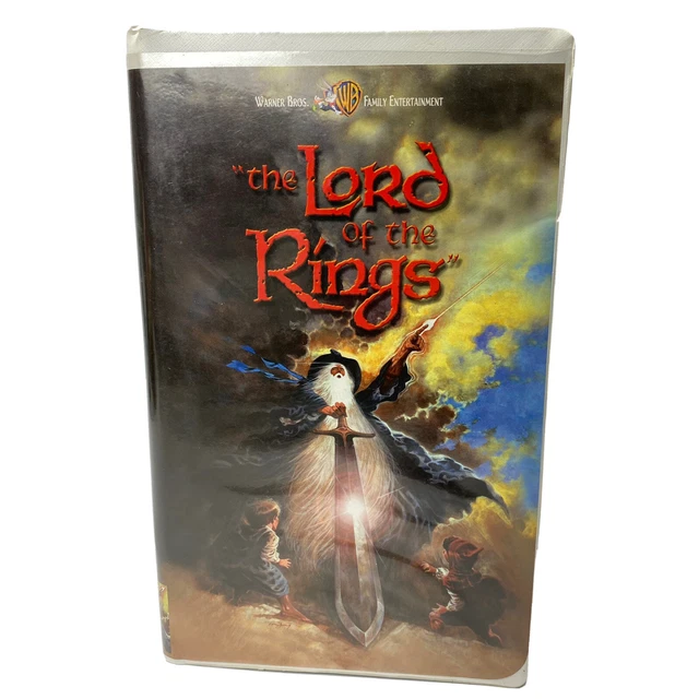 THE LORD OF the Rings VHS Animated Cartoon 1978 Clamshell Bakshi Film ...