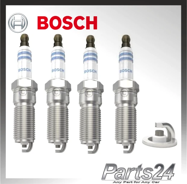 SPARK PLUGS X 4 Bosch Super Plus Fits Ford Focus Fiesta Ka Mondeo Puma Mazda Set £19.77 ...