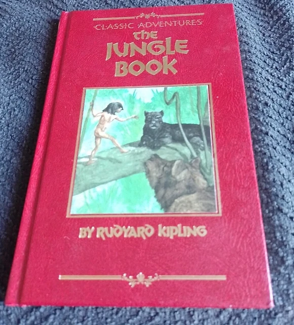 THE JUNGLE BOOK Rudyard Kipling Classic Adventures Hardback Book Fabbri ...