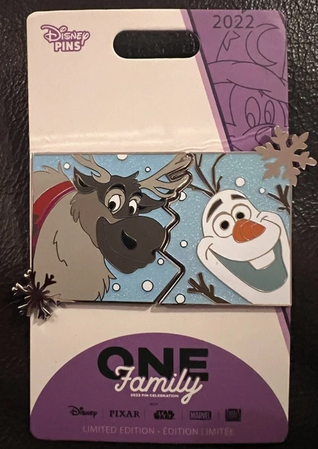 DISNEY ONE FAMILY – Olaf & Sven Pals Pin - Frozen – Limited Edition of ...