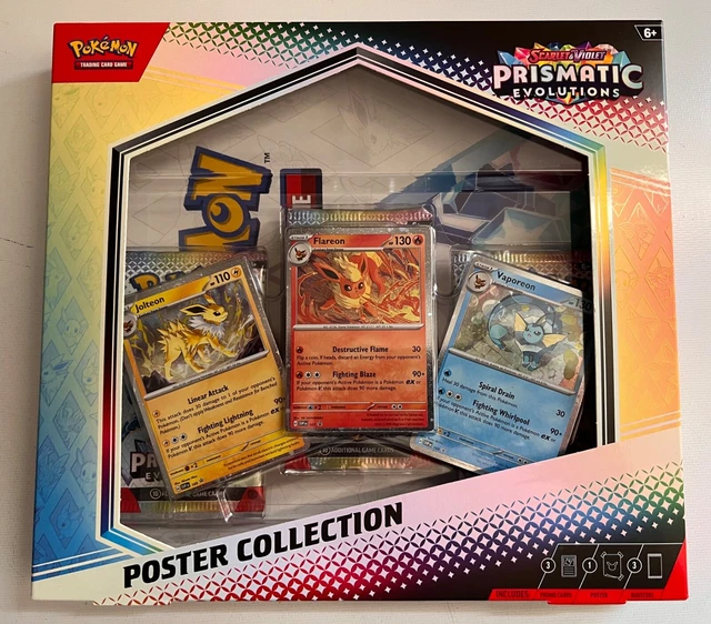 POKEMON TCG SCARLET & Violet Prismatic Evolutions Poster Collection Box SEALED $52.21 - PicClick CA