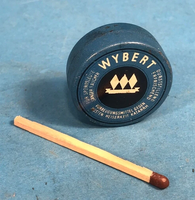 ALTE UND SEHR kleine WYBERT Dose mit Deckel für den Kaufladen EUR 19,95 ...