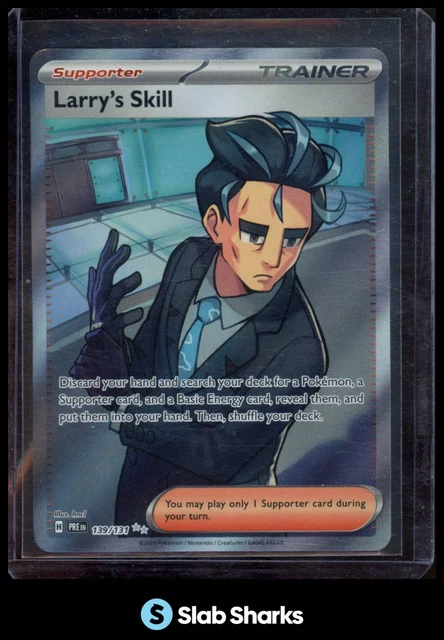 2025 POKEMON SV Prismatic Evolutions - Pre En #139/131 Larry's Skill ...