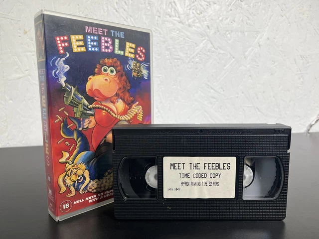 MEET THE FEEBLES VHS Vintage Peter Jackson. Not For Children! 1992 ...