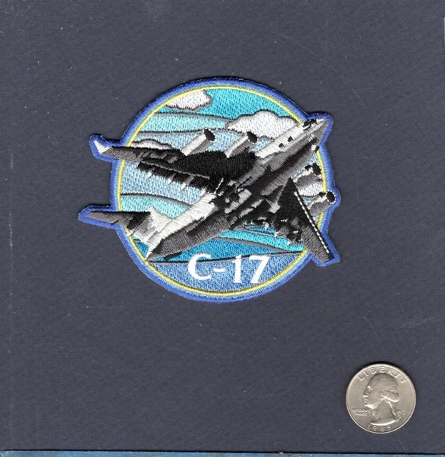 C-17 GLOBEMASTER II USAF As Mas Eas Airlift Squadron 3" Hat Jacket ...