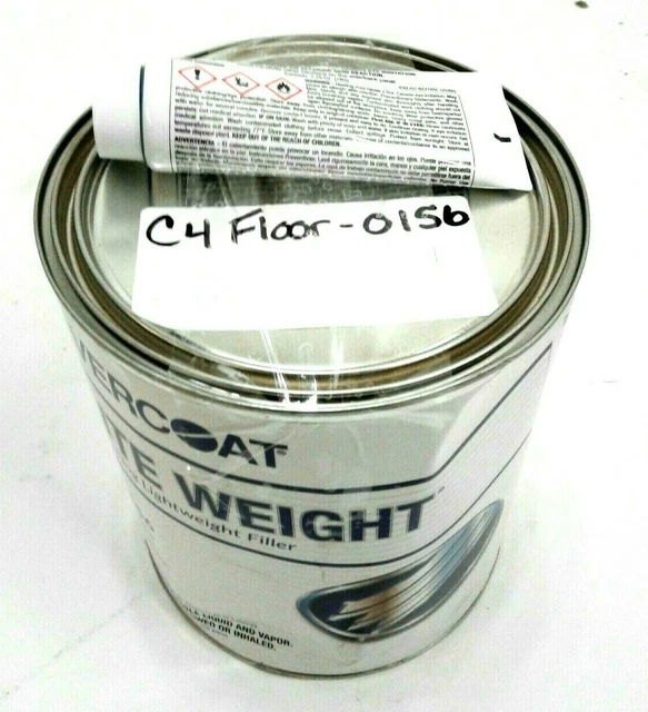 EVERCOAT LITE WEIGHT 156 Non-Clog Lightweight Filler 1 Gal. With Cream ...
