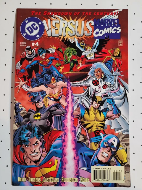 DC VERSUS MARVEL #4 - Dan Jurgens, Peter David, Ron Marz, 1996, VF ...