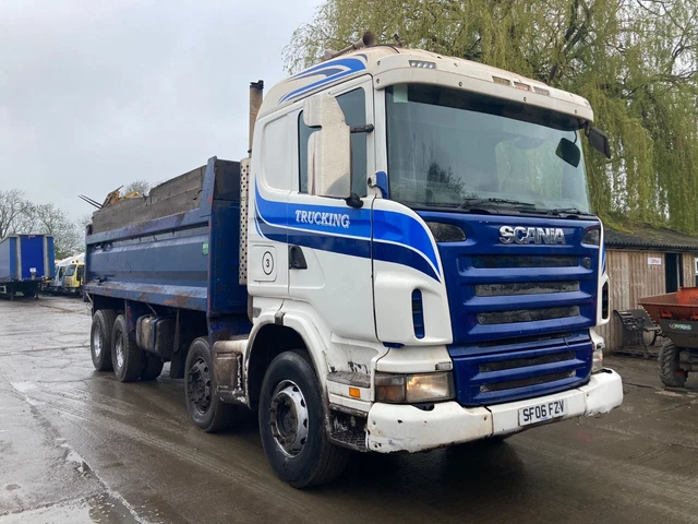 SCANIA R420 8X4 STEEL BODY TIPPER LORRY £9,500.00 - PicClick UK