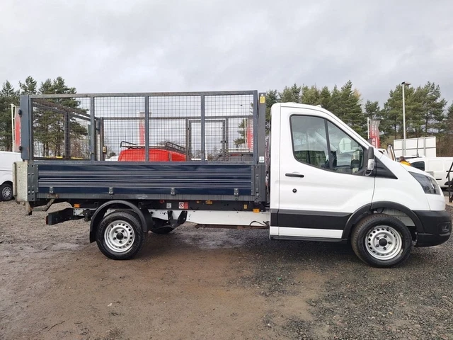 FORD TRANSIT TIPPER With Cage And Tail Lift 2021 30K Miles Fwd L2 ...