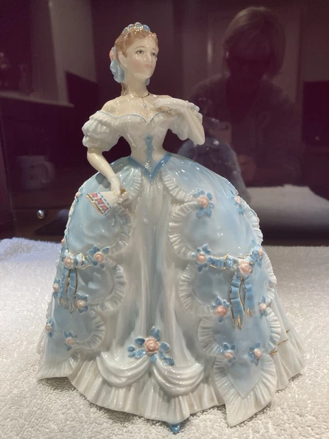 ROYAL WORCESTER FIGURINE The first quadrille. Limited edition with ...