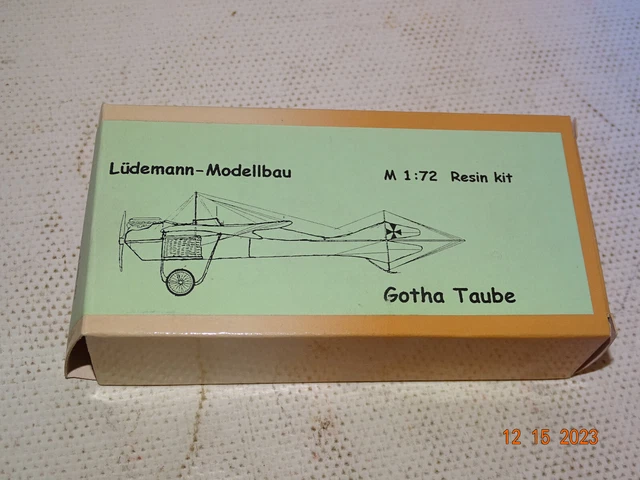 LÜDEMANN MODELLBAU - Resin Kit - Gotha Taube - in Ovp - Ungebaut - 1:72 ...