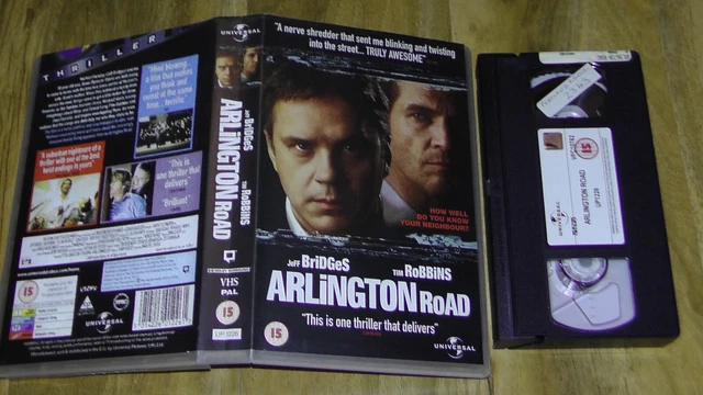 ARLINGTON ROAD VHS Video Big Box Ex Rental Cert CIC Action Thriller £5.50 - PicClick UK