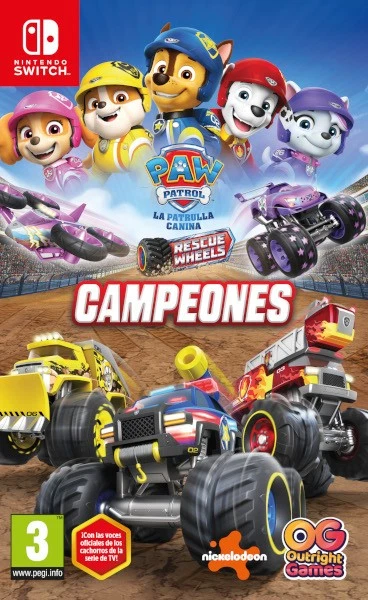 PAW PATROL: RESCUE Wheels Campeones Nintendo Switch EUR 50,99 - PicClick ES