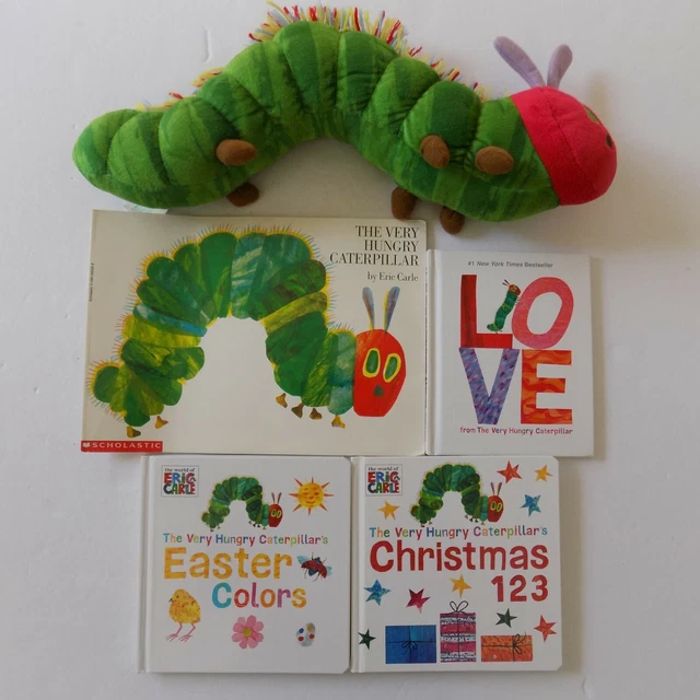 LOT ERIC CARLE The Very Hungry Caterpillar 4 Books and Kohl's Cares ...