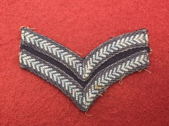 WW2 ORIGINAL ROYAL AUSTRALIAN AIR FORCE (RAAF) CORPORAL Chevron Patch ...