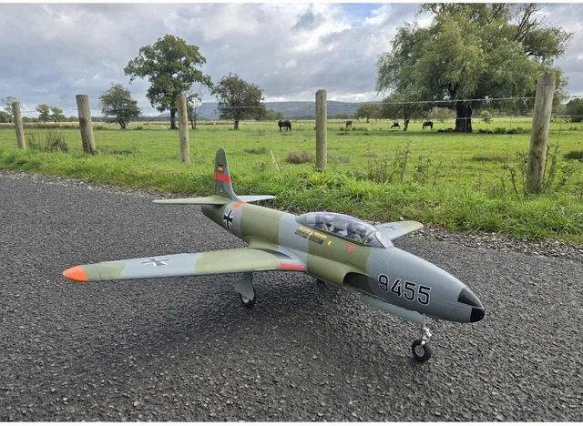 FREEWING T-33 SHOOTING Star German AF 80mm EDF RC Plane Jet high ...