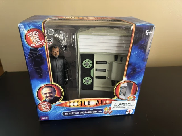 DOCTOR WHO THE Master with Tardis as Computer Bank Figure Set The Time ...