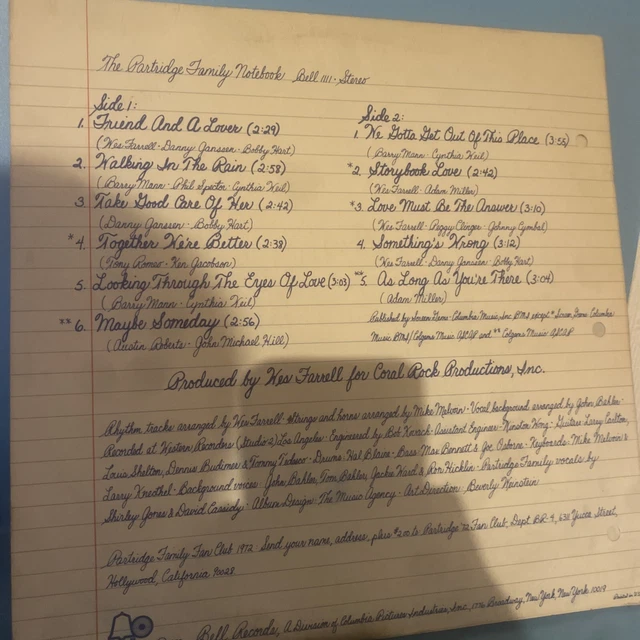 THE PARTRIDGE FAMILY Starring David Cassidy The Partridge Family ...