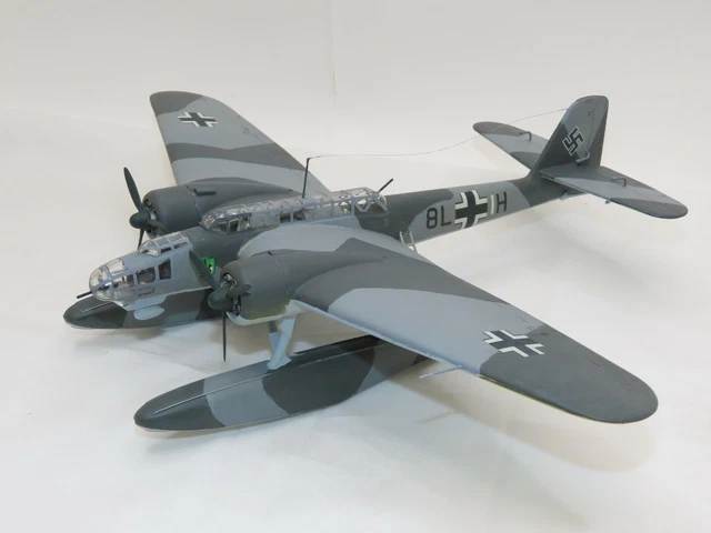 1:72 SCALE MODEL Airplane Pro Built Heinkel HE 115 Seaplane German EUR ...