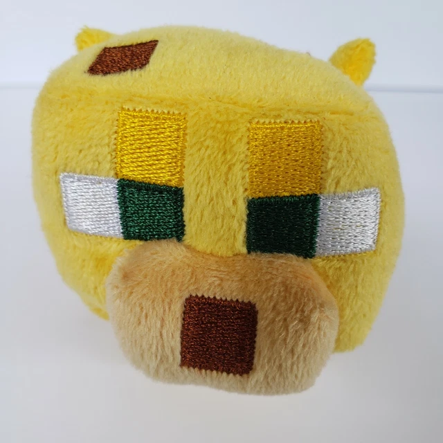 2014 MOJANG MINECRAFT Ocelot Yellow Cat Soft Stuffed Animal Toy Doll ...