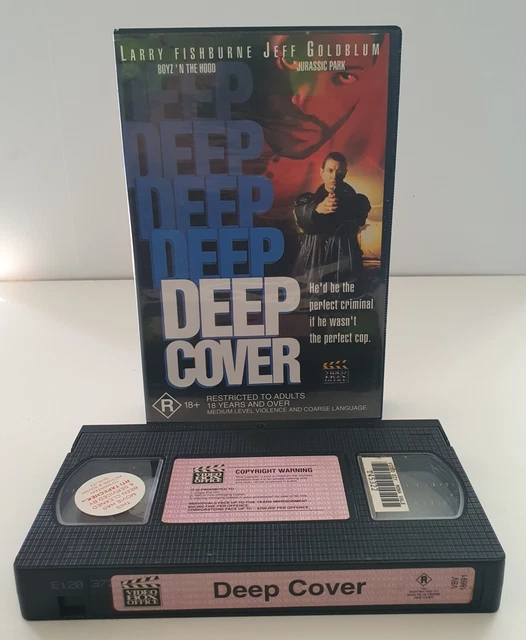 DEEP COVER (1992) VHS Ex-Rental Tape Fishburne Goldblum $10.95 ...