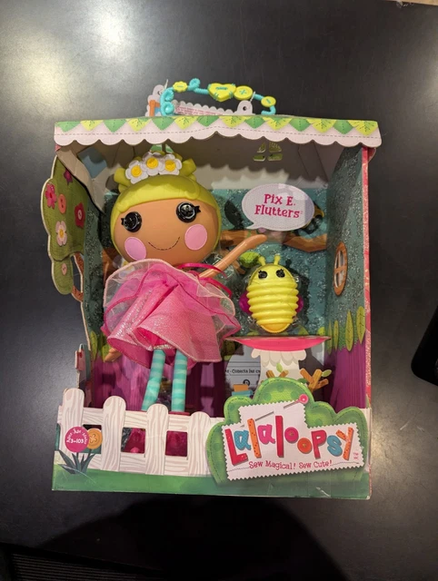 LALA LOOPSY 13& Pix E. Flutters Doll & Firefly Pet, Fairy Toy Set ...