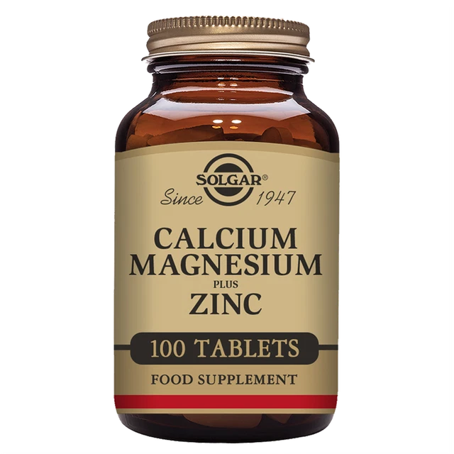 SOLGAR CALCIUM MAGNESIUM plus Zinc (x100) £16.99 - PicClick UK