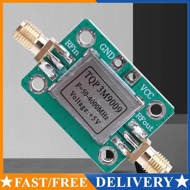 WIDEBAND BROADBAND RF Signal Amplifier Low Noise TQP3M9009 50-4000MHz ...