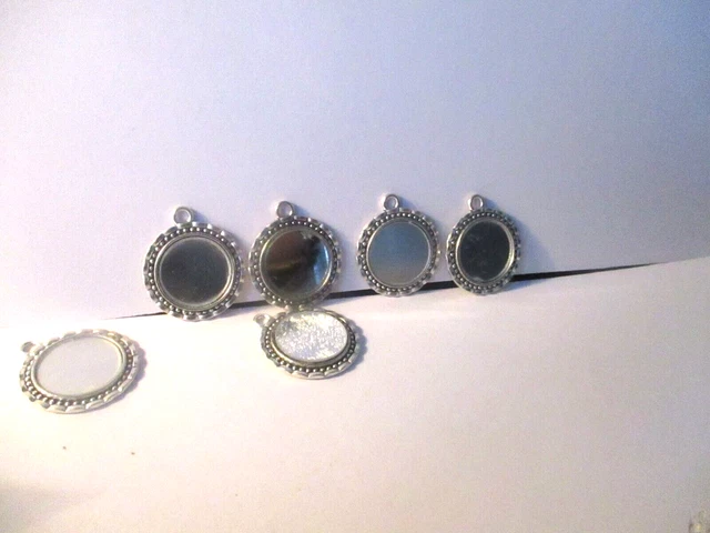 ONE DOLLS HOUSE Miniature Round Metal Mirror Vdde £1.00 - PicClick UK